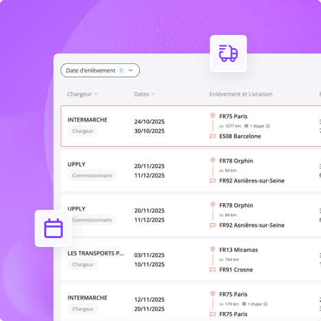 Freight Marketplace : Plateforme Sourcing et Achat direct de transport